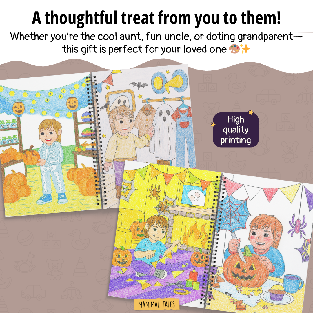 My Super Spooky Coloring Book – Manimal Tales